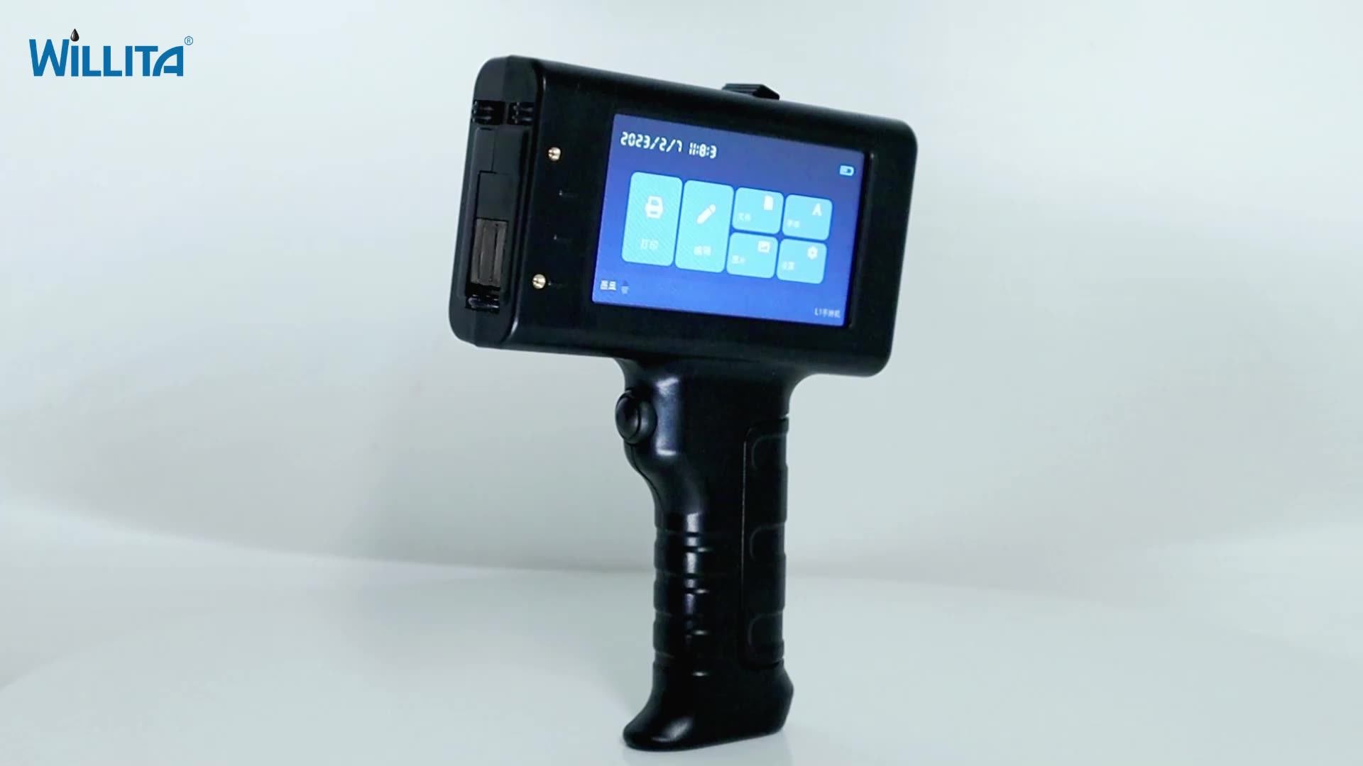 Portable Expiry Date Number Batch Coding For Plastic Bag Carton Bottle Handheld Thermal Inkjet ...