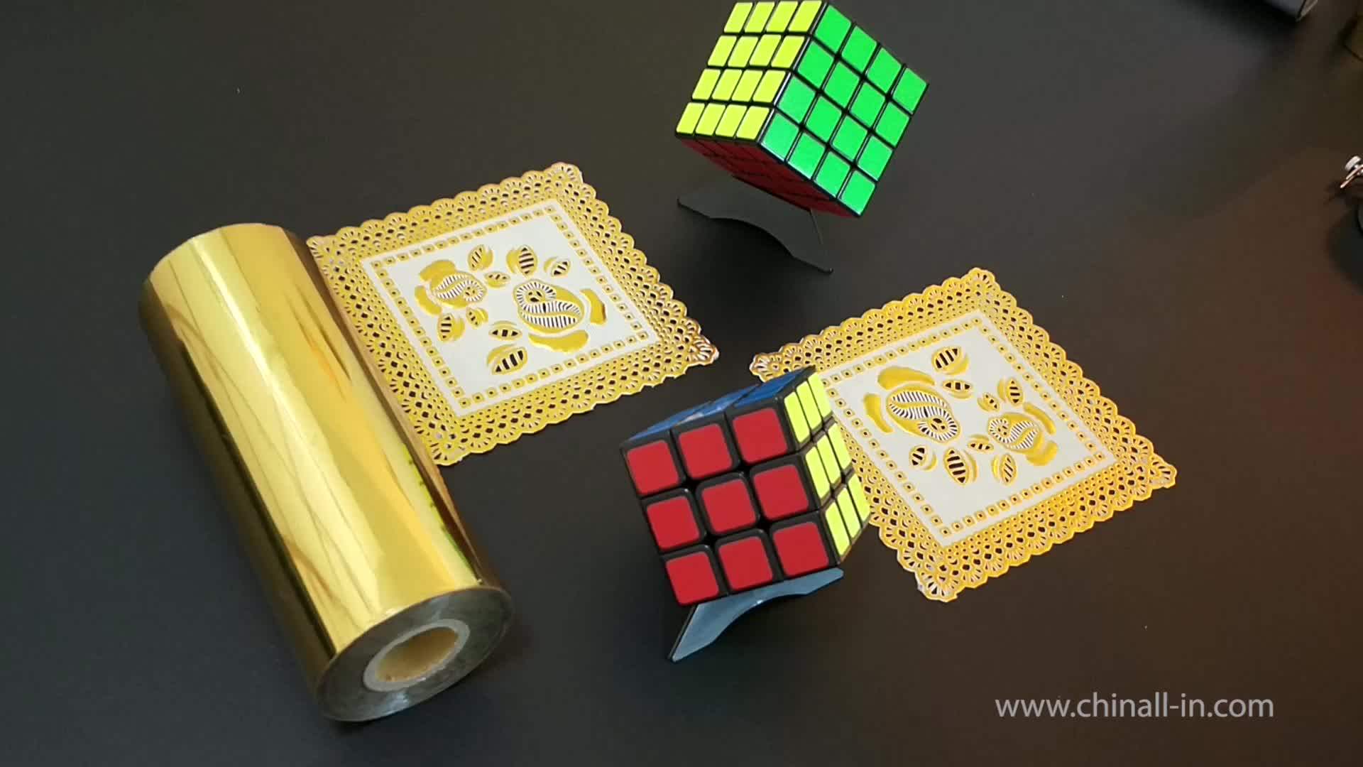 Colorful Custom Hot Stamping Foil Rolls For Plastic /glass 640mmx120m ...