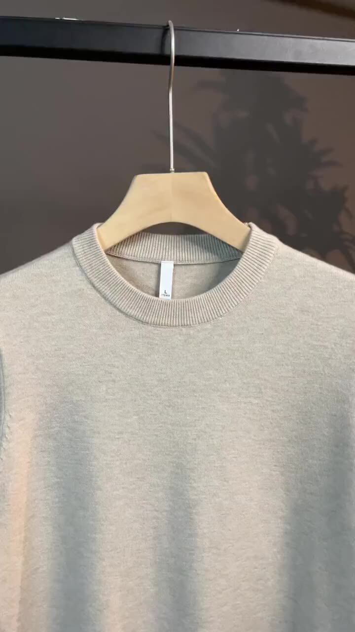 Custom High Quality Winter Crew Neck Jacquard Jumper Knitwear Cotton ...