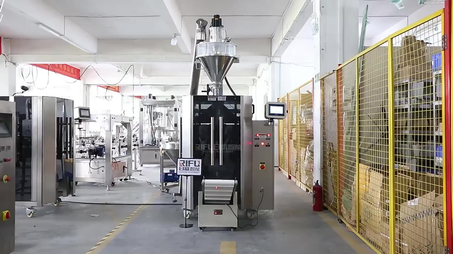 Automatic 250g 1kg 2kg Pouch Wheat Powder Flour Packaging Machine ...
