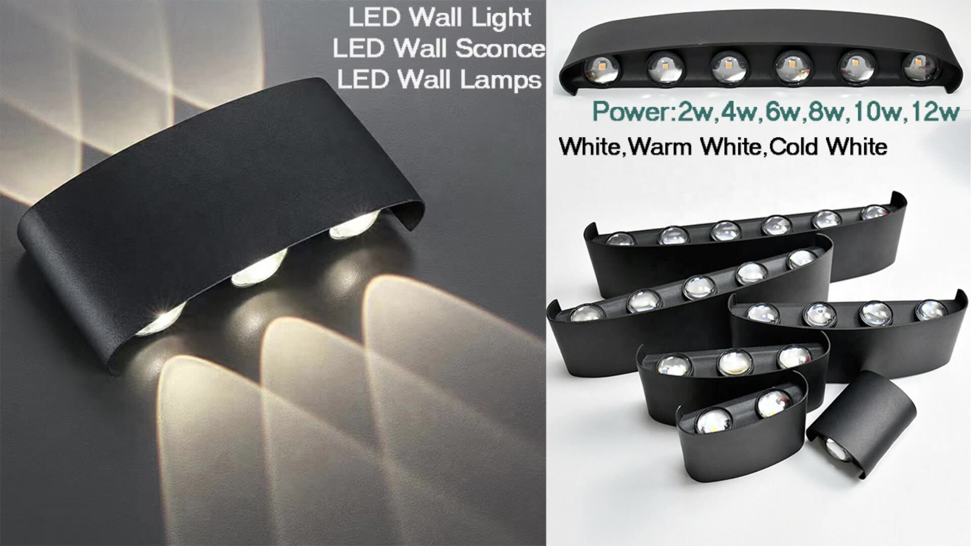 Outdoor Indoor Lighting Wall Lamp Home Decor Lighting Up And Down Wall ...