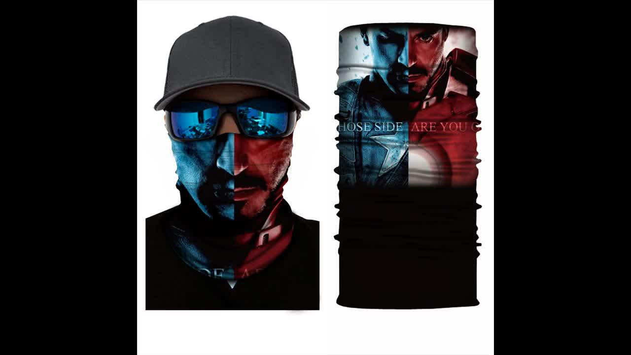 Wholesale Durag Head Scarf Printing Elastic Custom Ski Masks Face ...