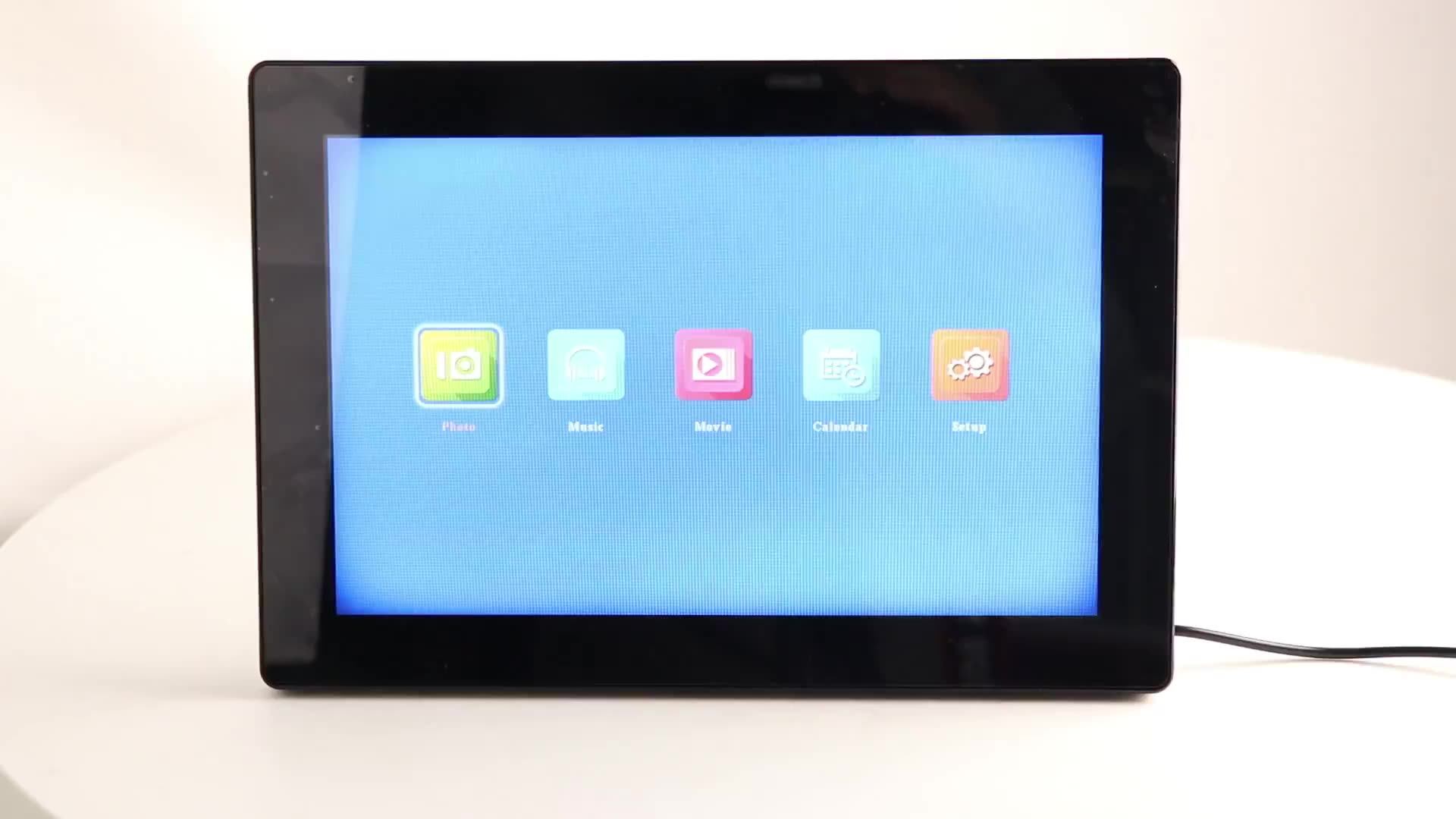 Wall Mount Slim Touch Screen Monitor 10 Inch High Definition Usb ...