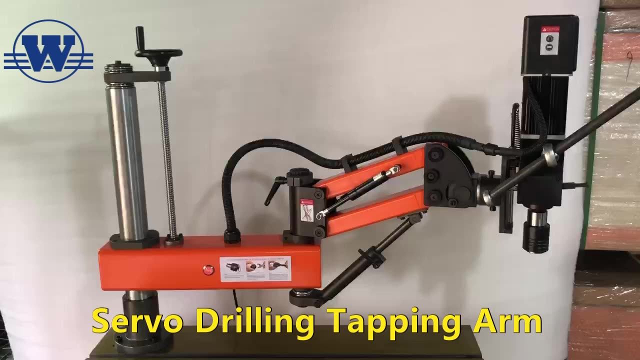 M6-m24 Servo Tapper Touch Screen Flexible Arm Drilling Threading ...