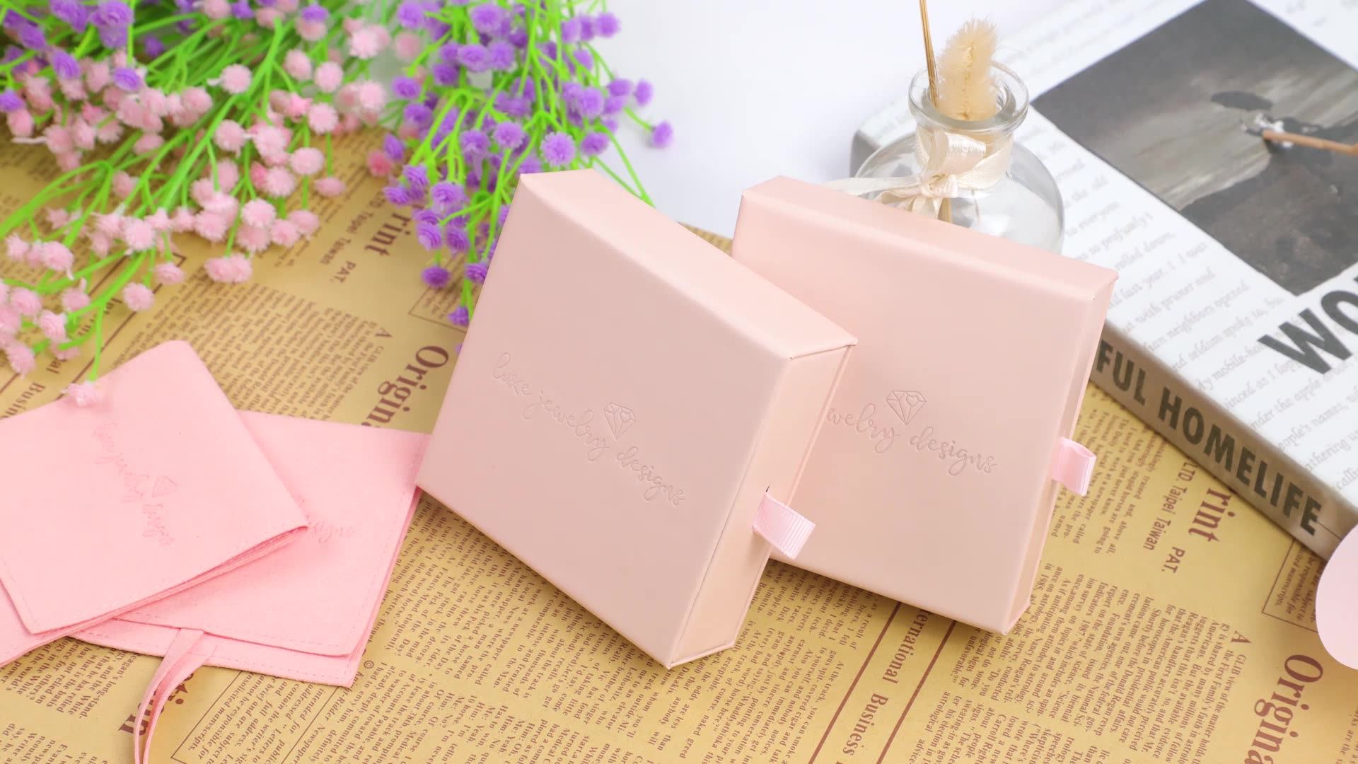 Luxury Jewelry Packaging Pouch Pink Packaging Pouch - Buy Jewelry ...