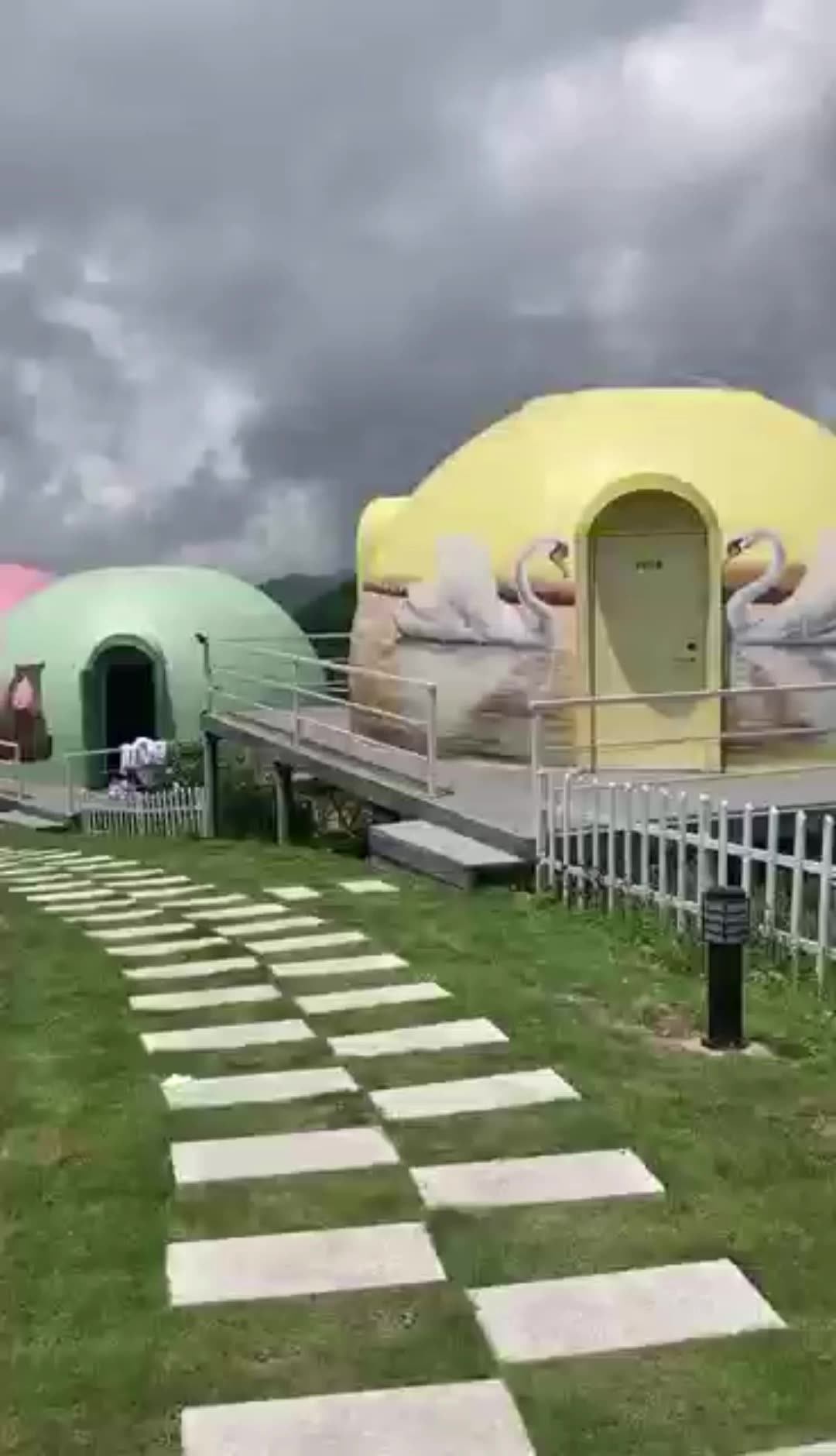 Eps Graphene Prefab House Eco-friendly Material Dome Home Fireproof ...