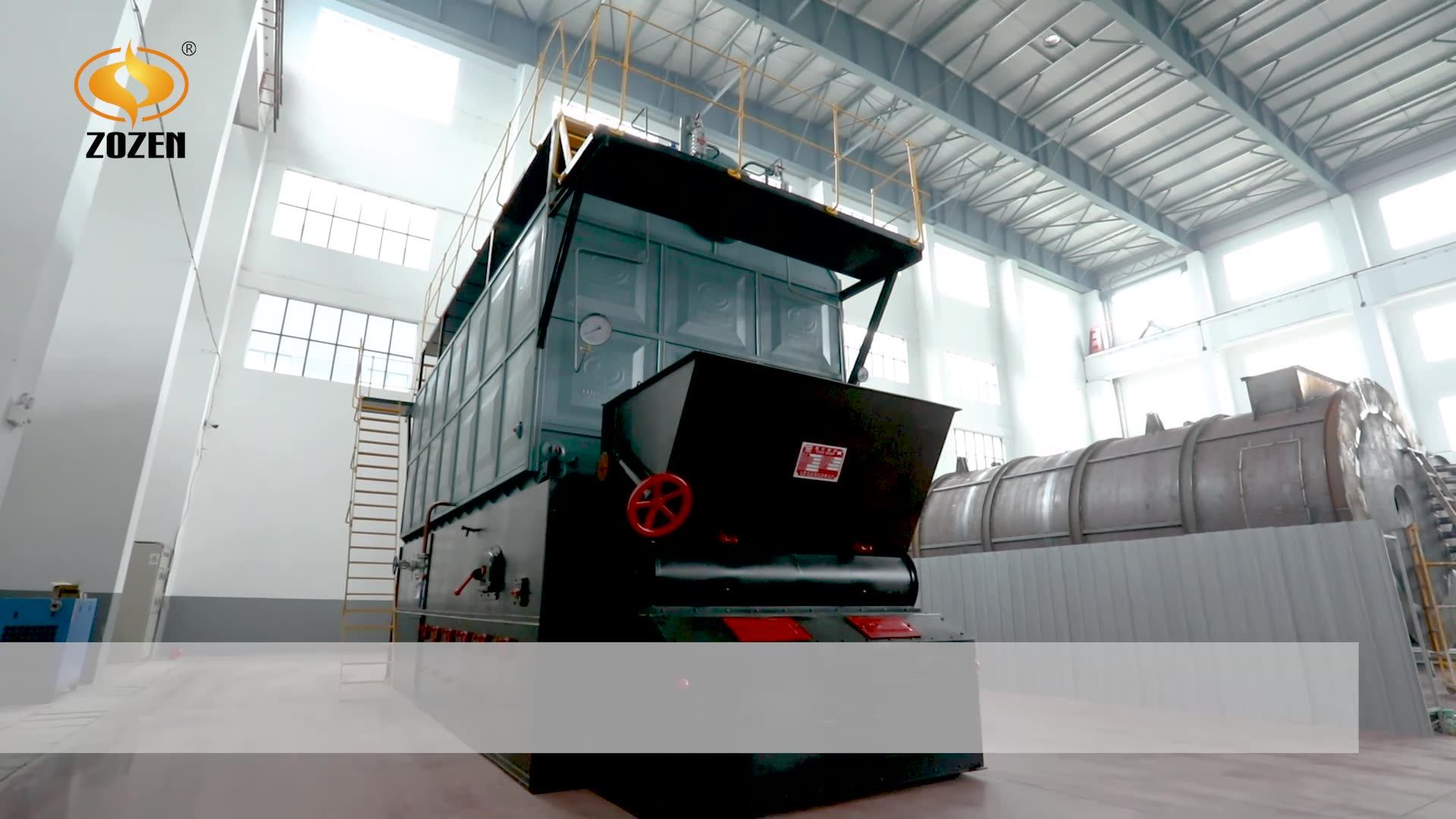 Compact Structure Industrial Boiler 10mw Chain Grate Stoker Biomass ...