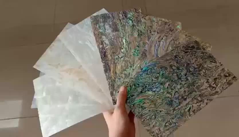 White Sea Shell Panel Sheet Decorative Material Paper Capiz Shell ...