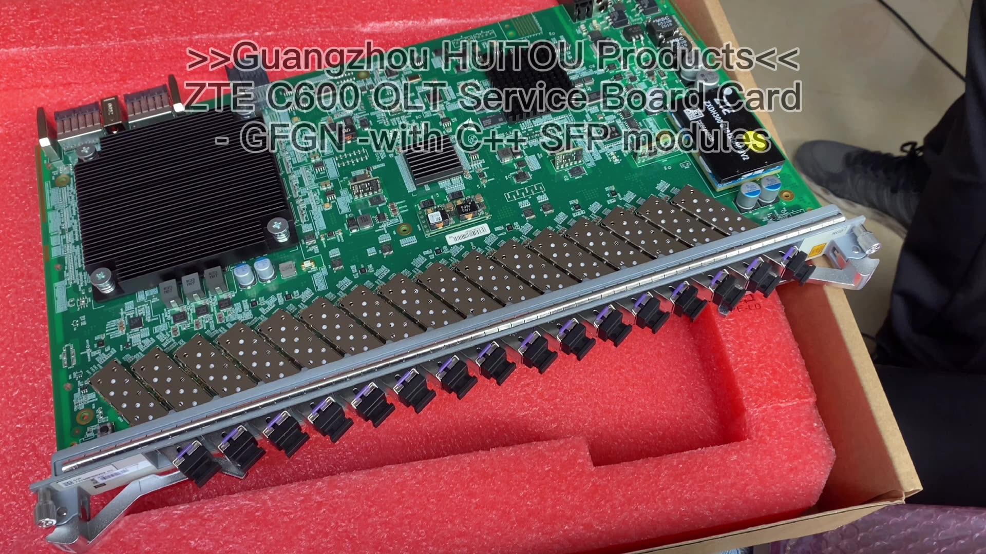Brand New Zte Gpon 16 Port Service Board Card Gfgn For Zte Gepon Olt ...