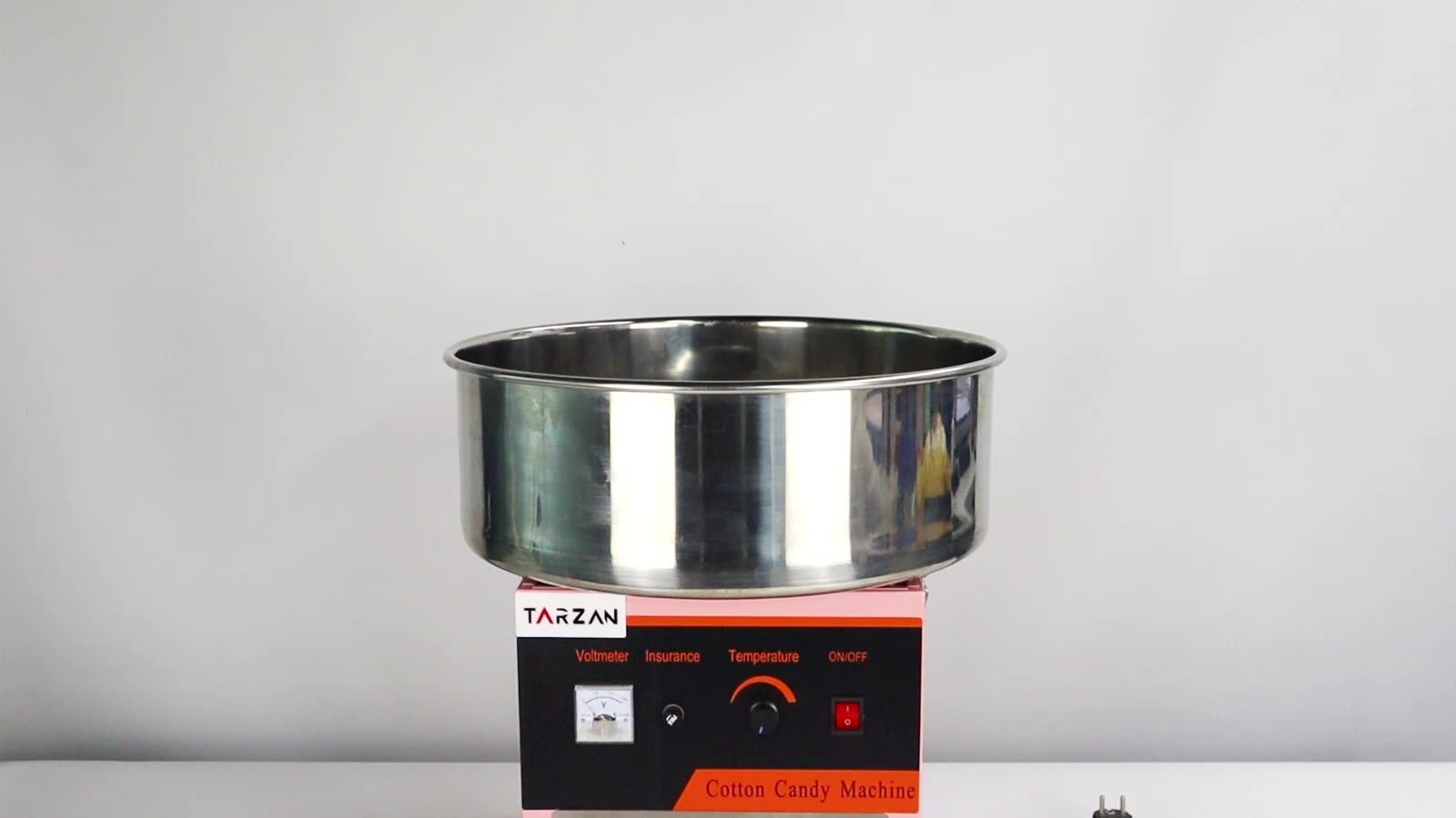 Tarzan Commercial Cotton Candy Machine Certificate Ce Cotton Vending ...