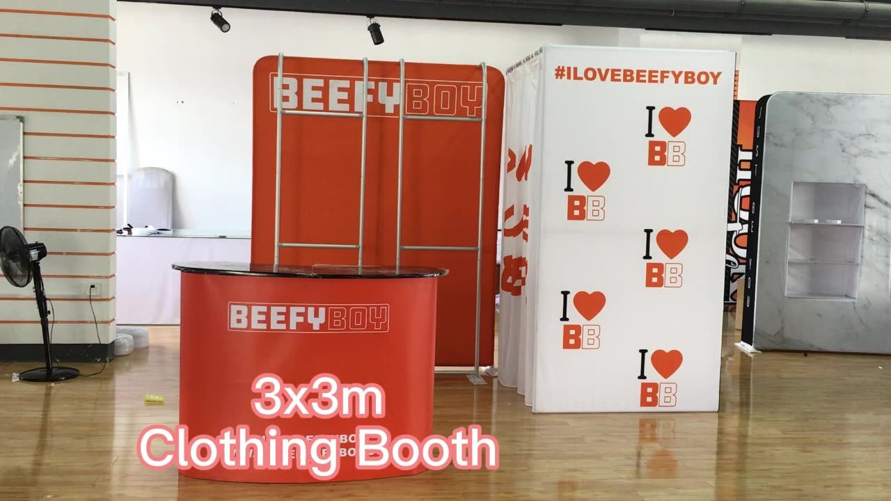 Custom New Design Modular Expo Fair Portable Tradeshow Aluminum Tube ...