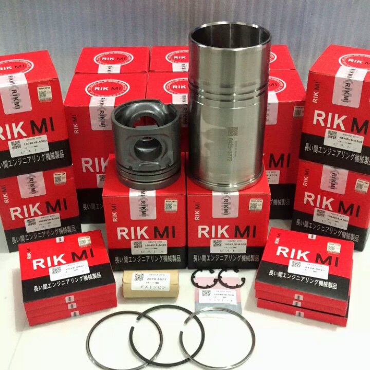 Rikmi high quality 6D16 6D16T Engine Cylinder Liner Kit for Mitsubishi ...
