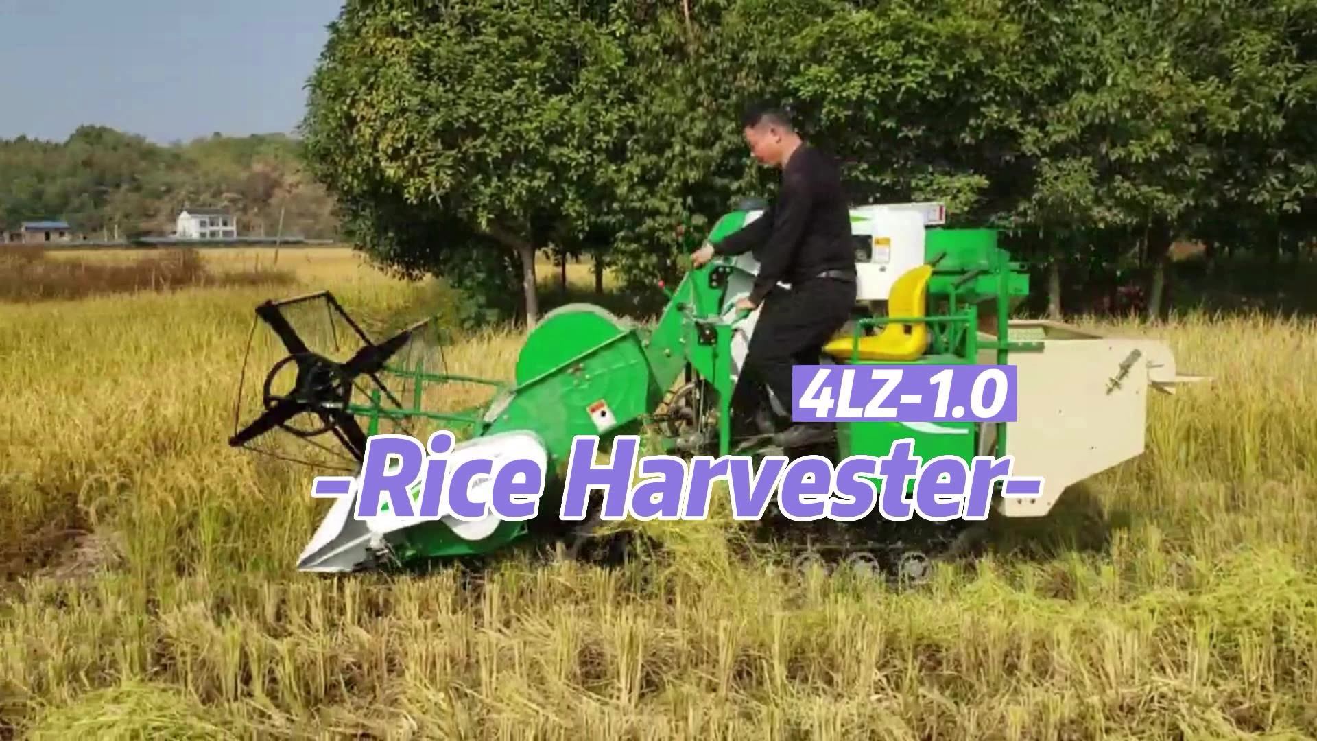 Tagrm 4lz-1.0 Automatic Farm Used Yanmar Kubota Rice Harvester Mini ...