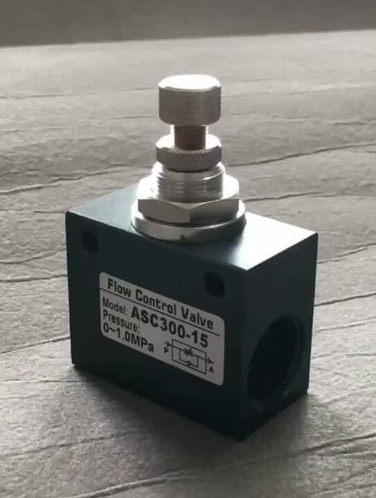 Asc Series Manual Flow Control Valve For Air Check Valve Asc100-06 ...