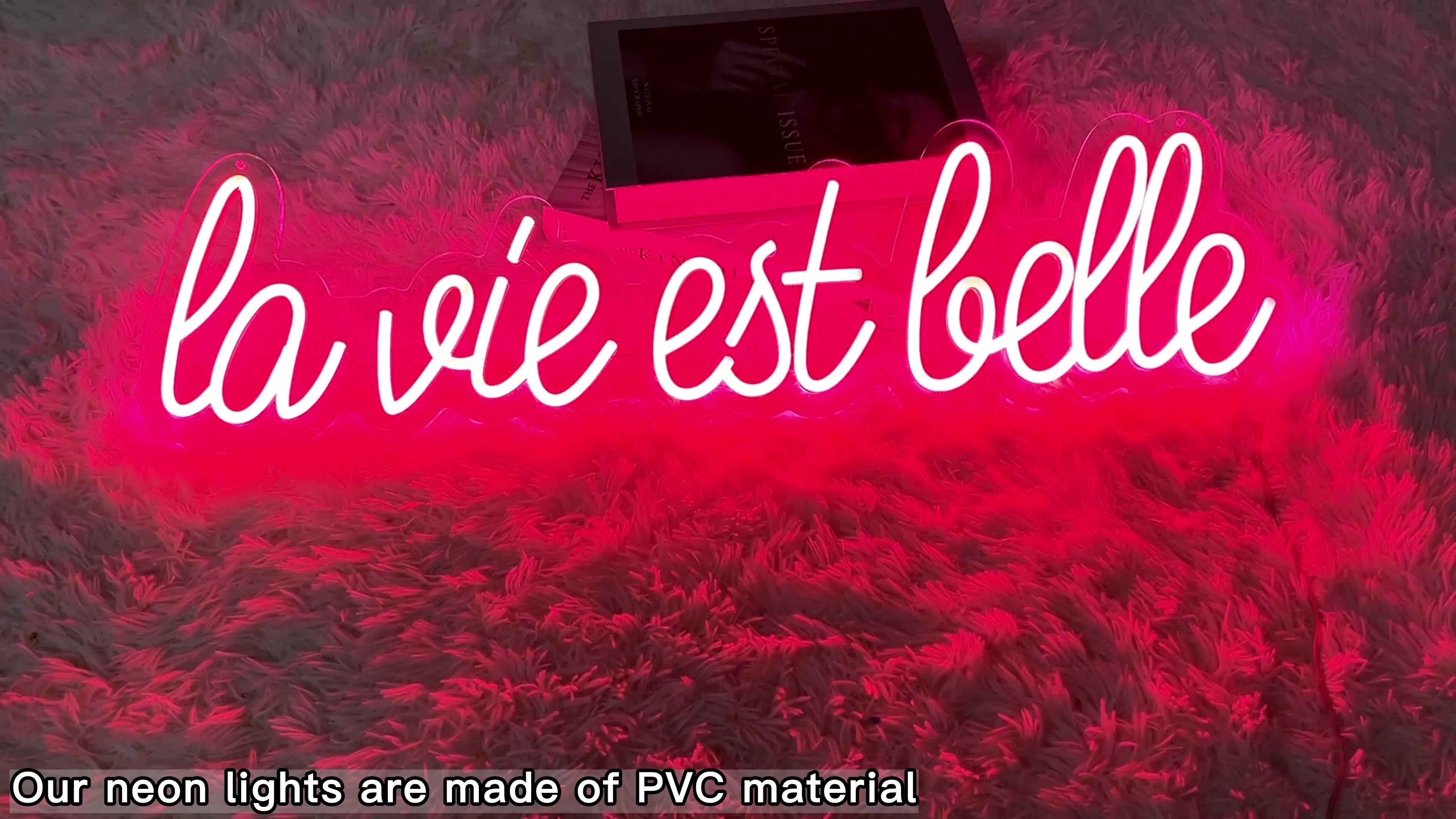 Custom Waterproof Sign Flexible Neon Led Sign Light With Spelling Words ...