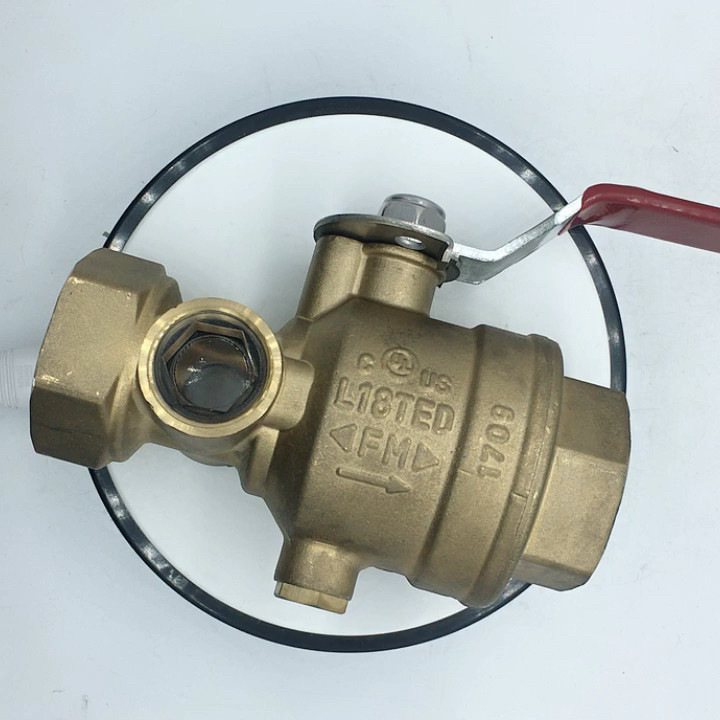 Green Forged Brass Test & Drain Valve 1'',1 1/4'',2'',Pressure Gauge ...