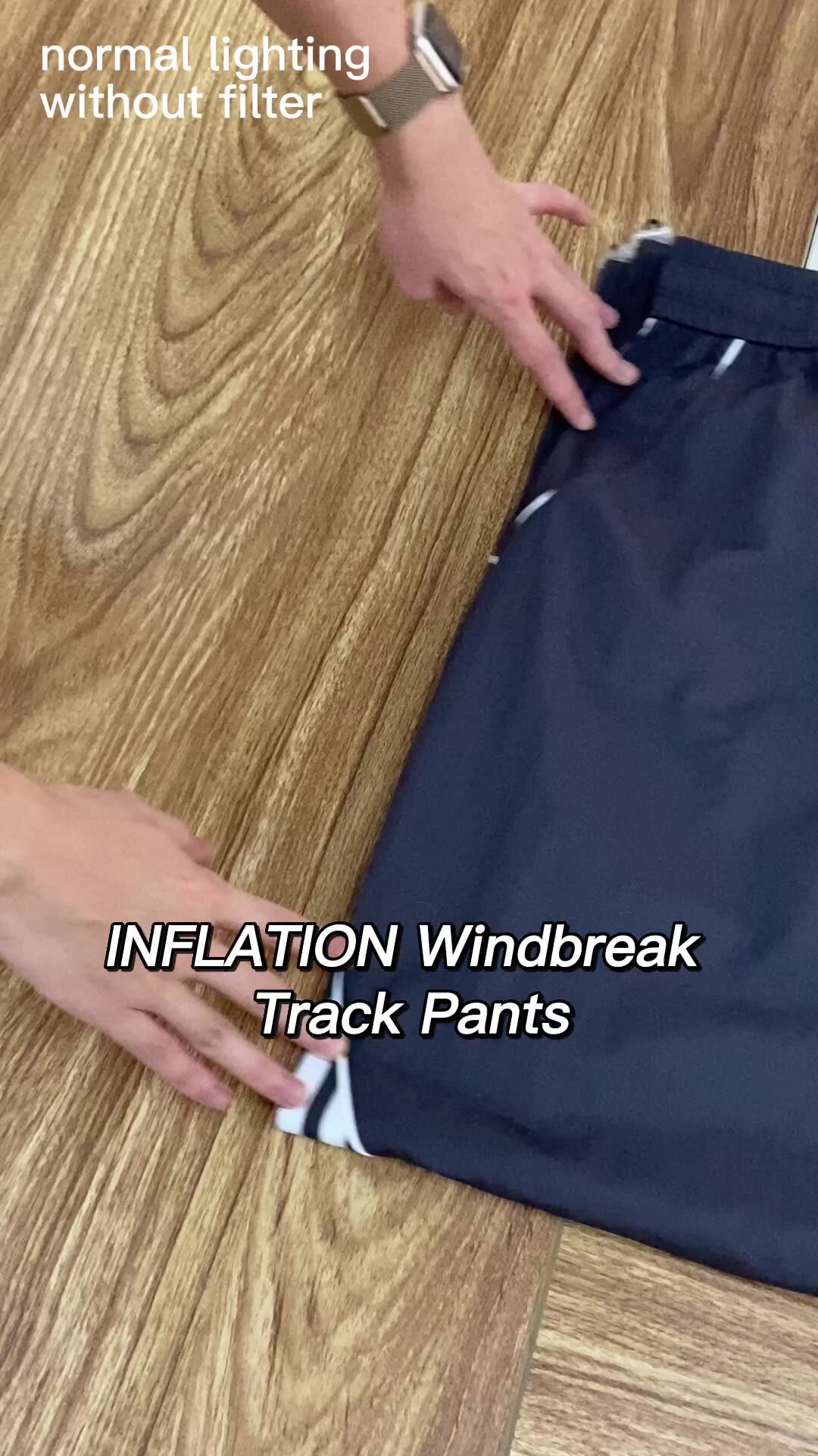 Inflation Windbreak Nylon Streetwear Pants New Vintage Track Sport ...