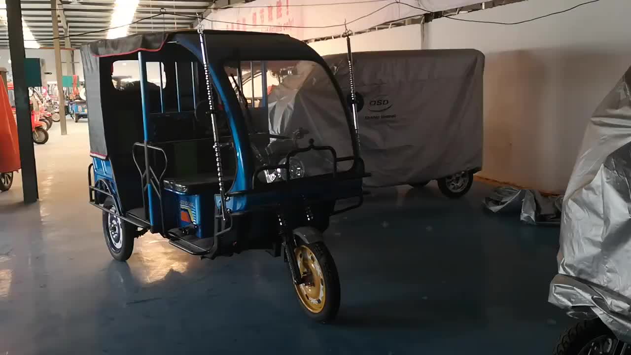Tuk Tuk Bajaj Moto Taxi With Battery Electric Three Wheeler Taxi ...