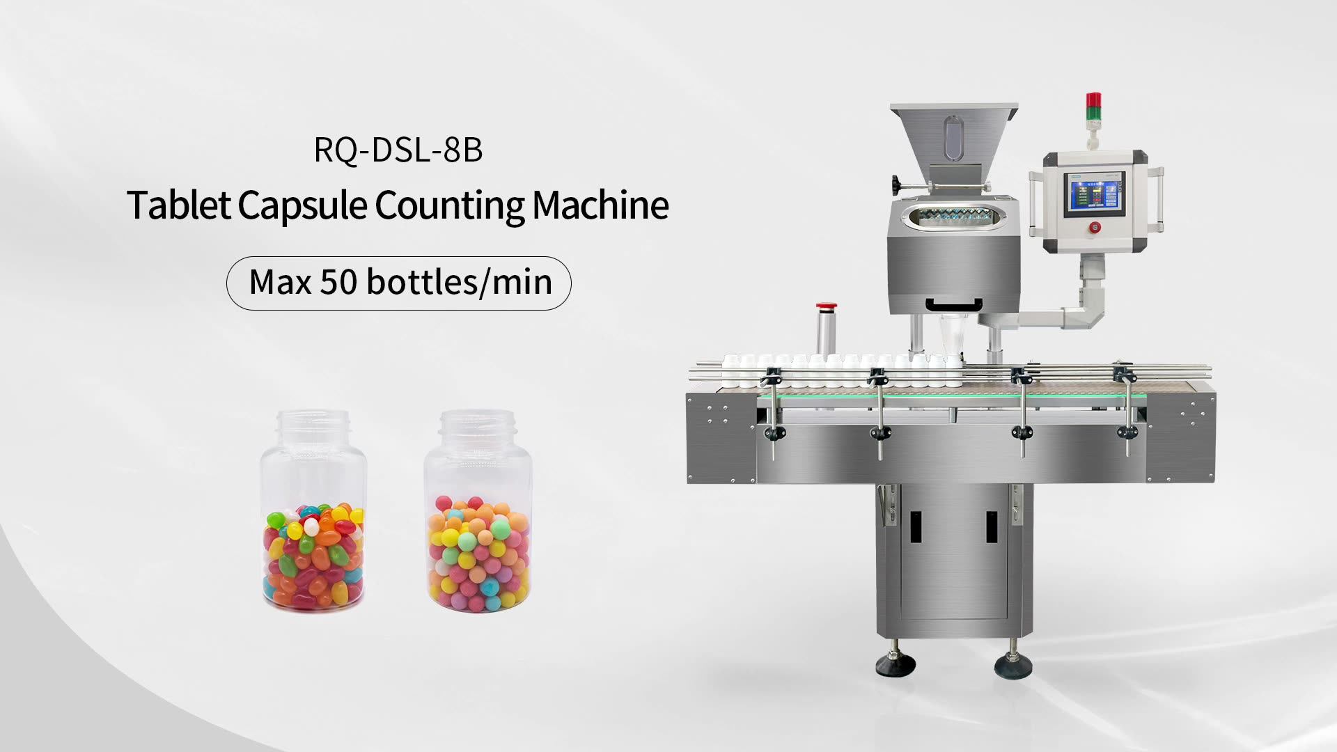 8 Lane Automatic Capsule Tablet Counting And Bottling Machine ...