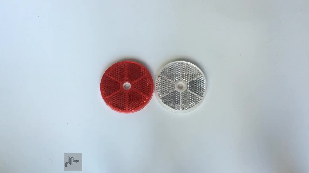 Factory Price E-mark Safety Reflective Round Plastic Reflector - Buy ...
