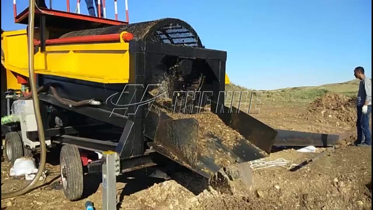 Professional Alluvial River Gold Trommel Plant Gold Trommel Wash Plant ...