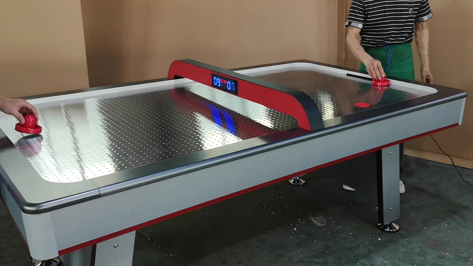 7 Feet Air Powered Hockey Table With Electronic Scorer Air Hockey ...