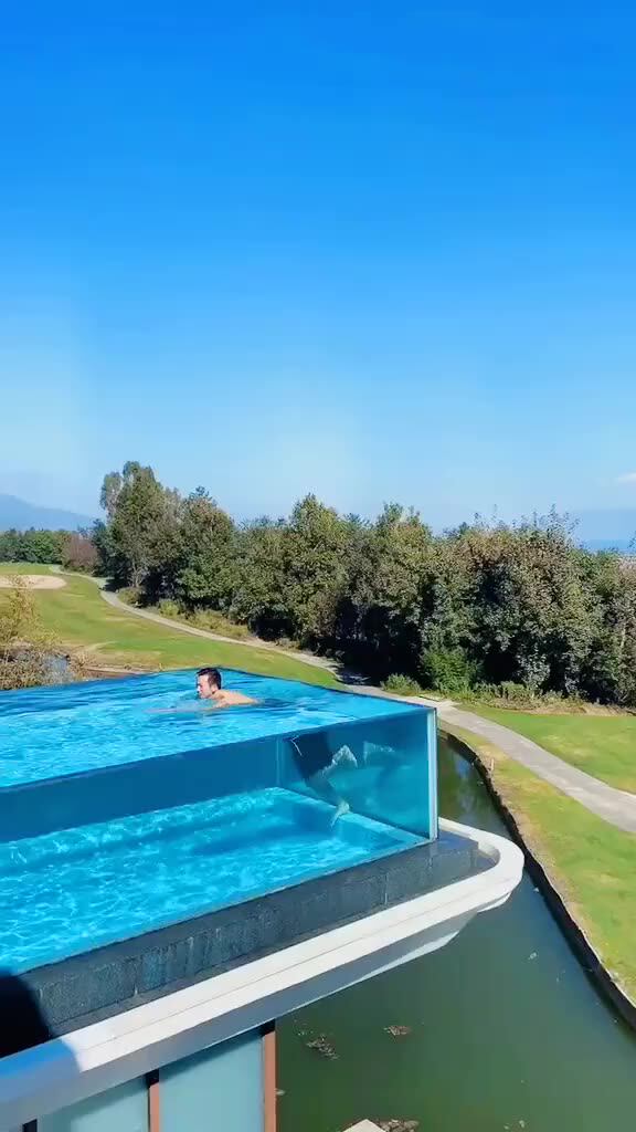 Custom Cast Clear Acrylic Swimming Pool Of Sheet Plastic Plexiglass ...