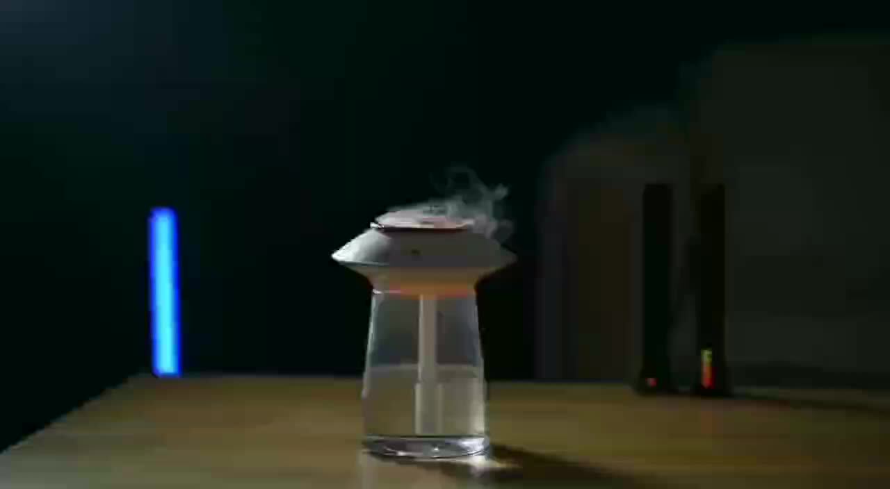 2023 Creative Unique Ufo Volcano Essential Oil Diffuser Jellyfish Mist ...