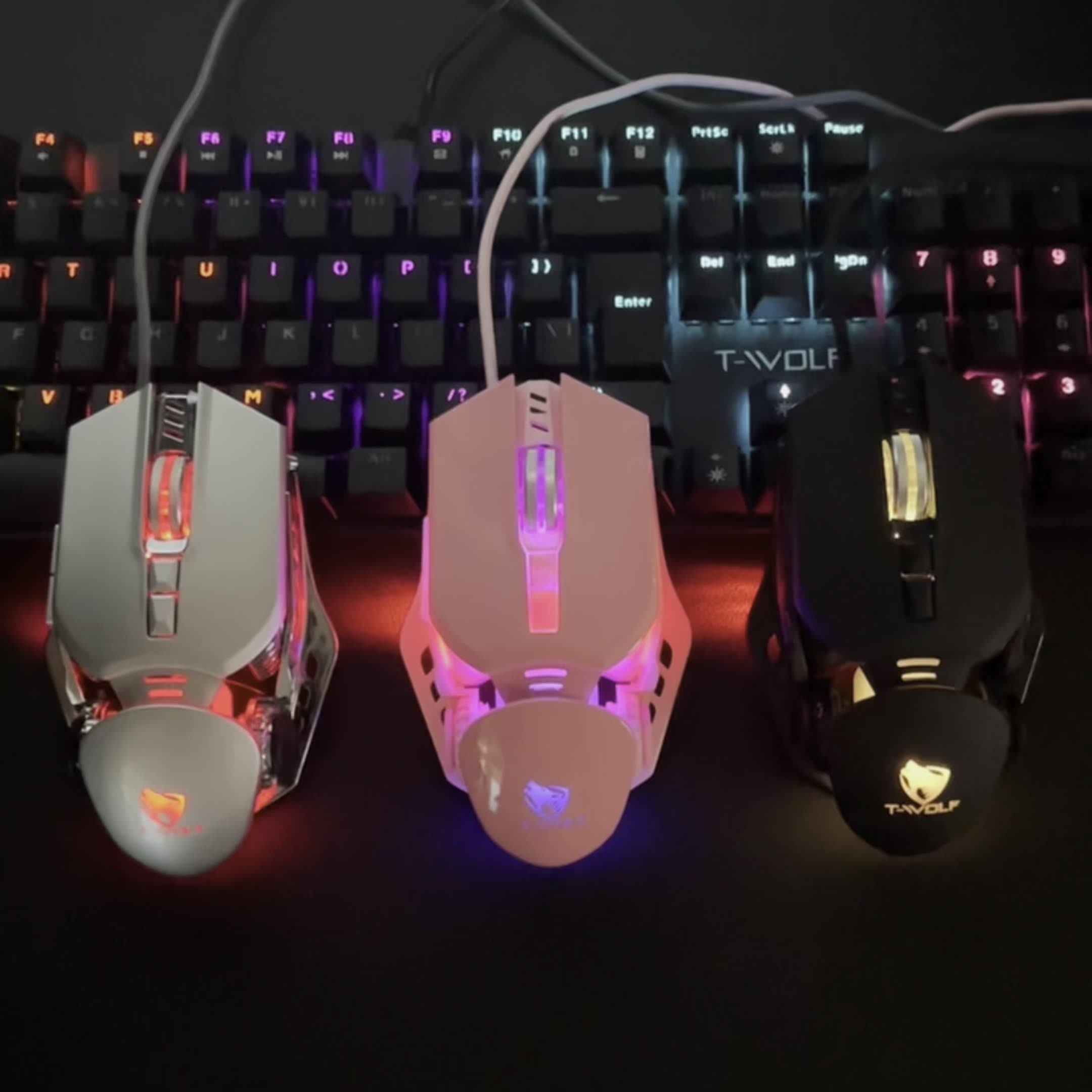 T-wolf G530 Professional-grade Wired Optical Mouse Gaming Mouse 6400dpi ...