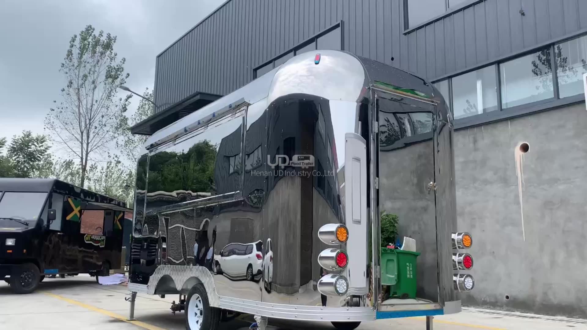 Urdream New Design Outdoor Custom Airstream Fully Equipped Bbq Mobile ...