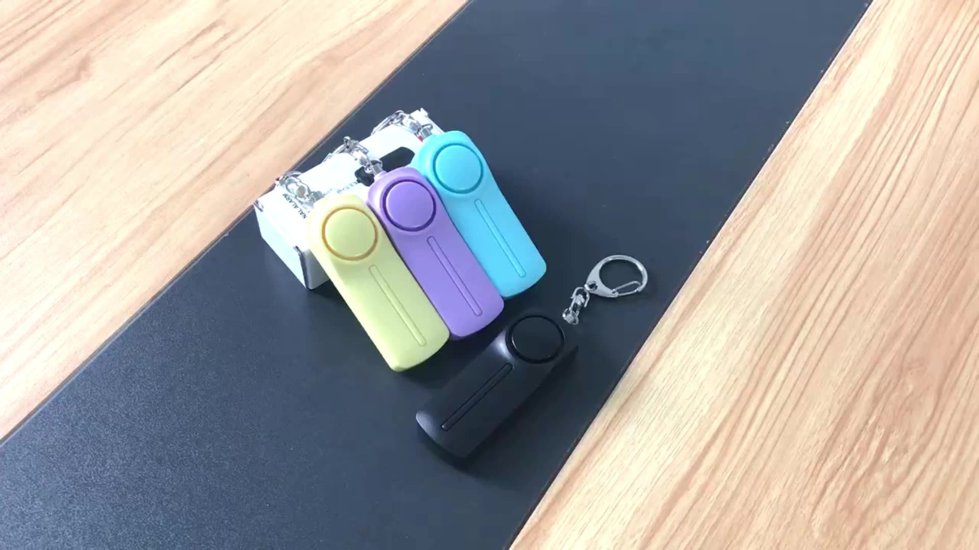 130db High Db Self Defense Weapons Panic Alarm Device Led Keychain ...