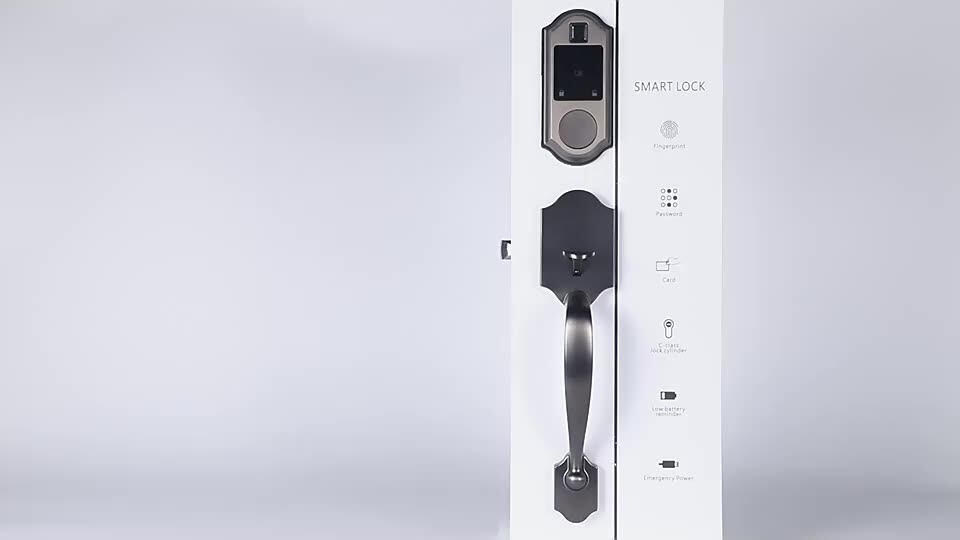 Tuya Smart Tt Lock American Standard Gold Color Built In Fingerprint ...