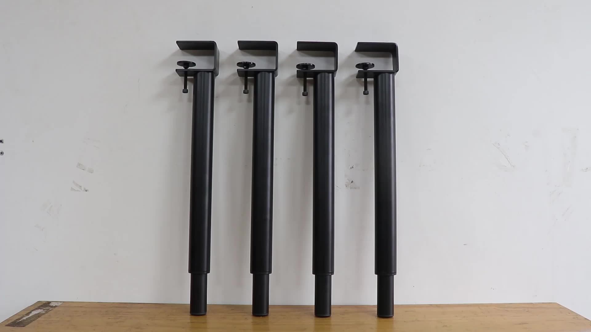 Clamp Table Legs Modern Bar Office Desk Steel Coffee Dining Metal F ...
