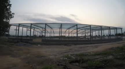500 Square Meters Warehouse Building Prefabricated Storage Steel ...