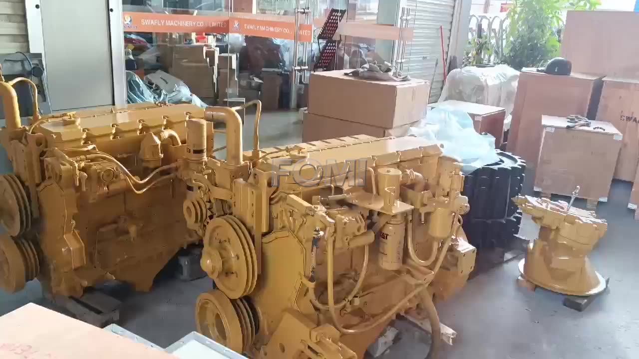 Original C9 Engine Motor E330d E336d Excavator Parts Diesel C9 Engine ...