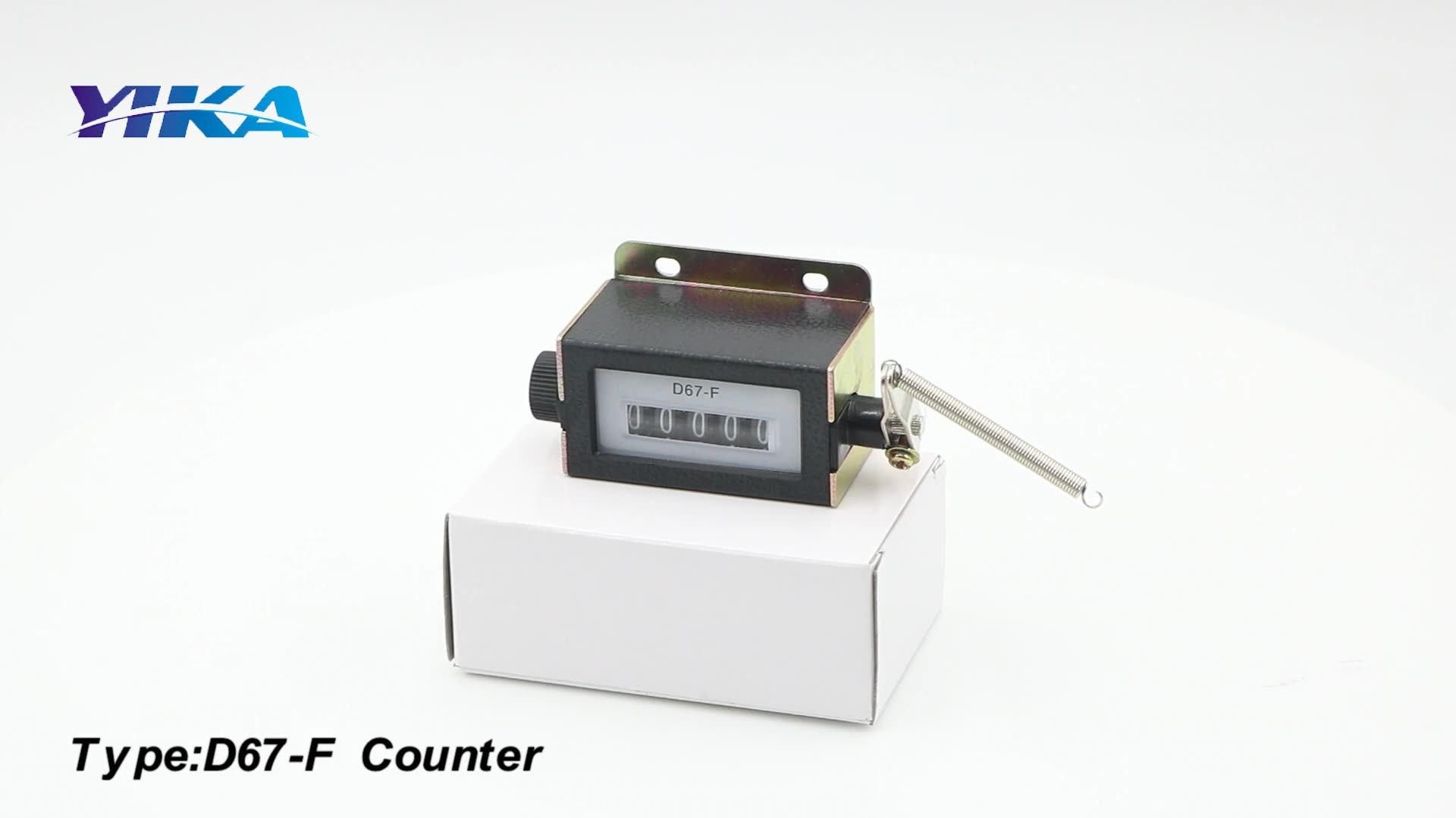 Yika 5 Digit Mechanical Counter Rotation Rotary Pull Counter - Buy 5 ...