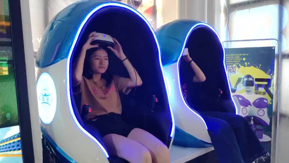 2 Seat Vr Egg Chair With More Than 100 Rides For Experience Of Virtual ...