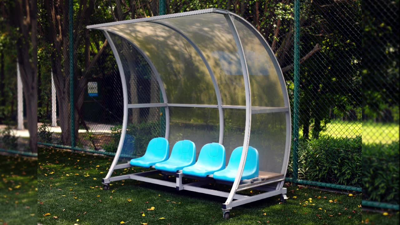 Outdoor Team Shelter,Football Substitute Bench Soccer Dugout For ...