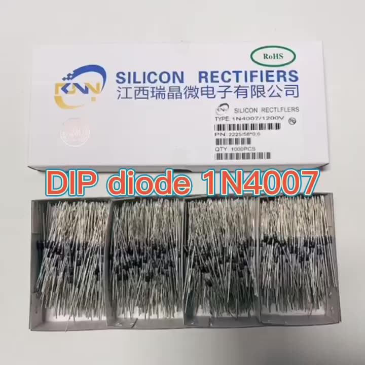 1n4001 1n4007 Rectifier Diode Do-41dip 4007 Silicon 4004 4001 Diodes ...