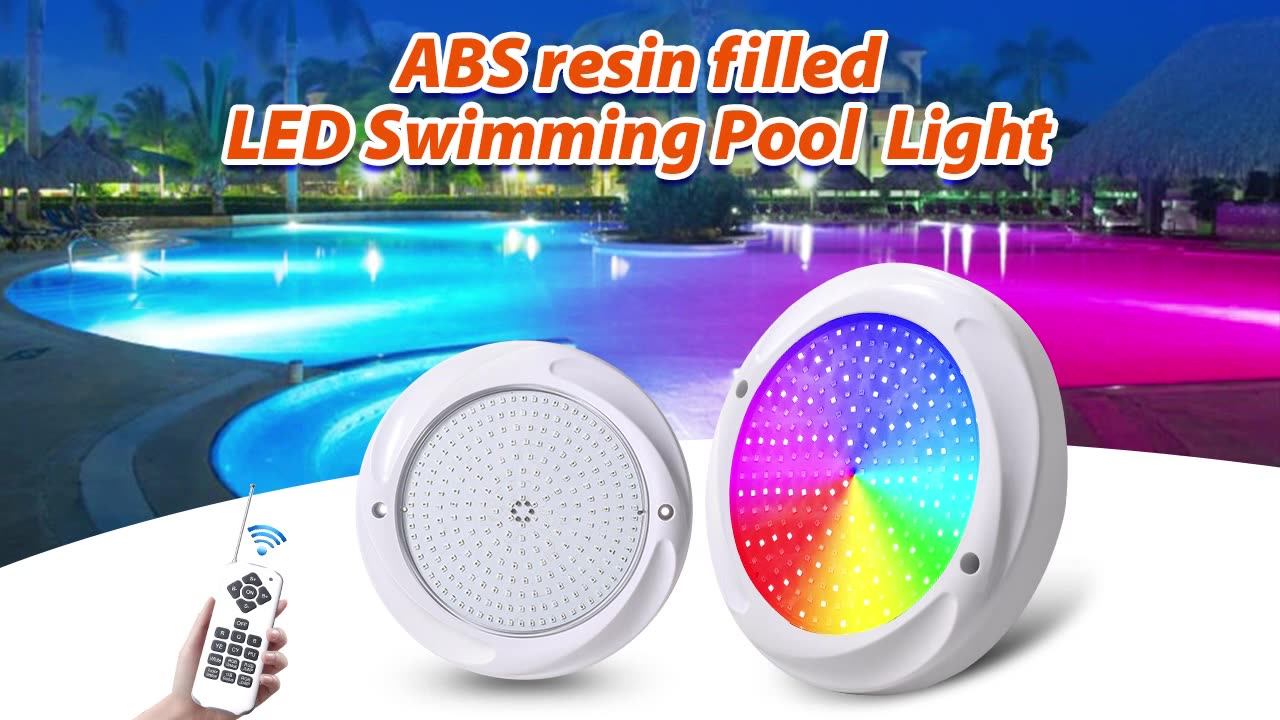 230mm Resin Filled Swimming Pool Light Bright Led Rgb 12v Ac Low ...