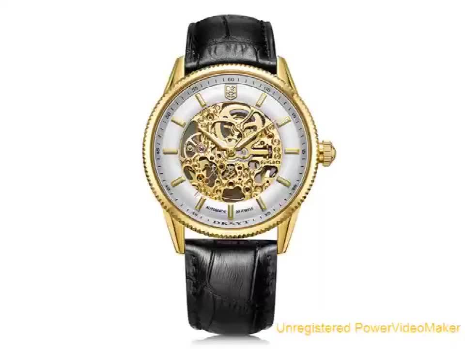 Oem Stainless Steel Case Back Water Resistant Chinese Mechanical ...