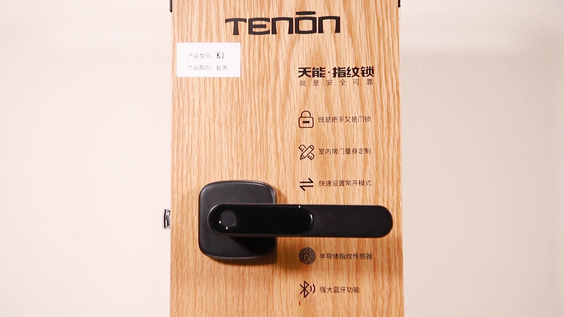 Tenon K1 Indoor Smart Tuya Bluetooth Mobile App Lever Door Lock - Buy ...