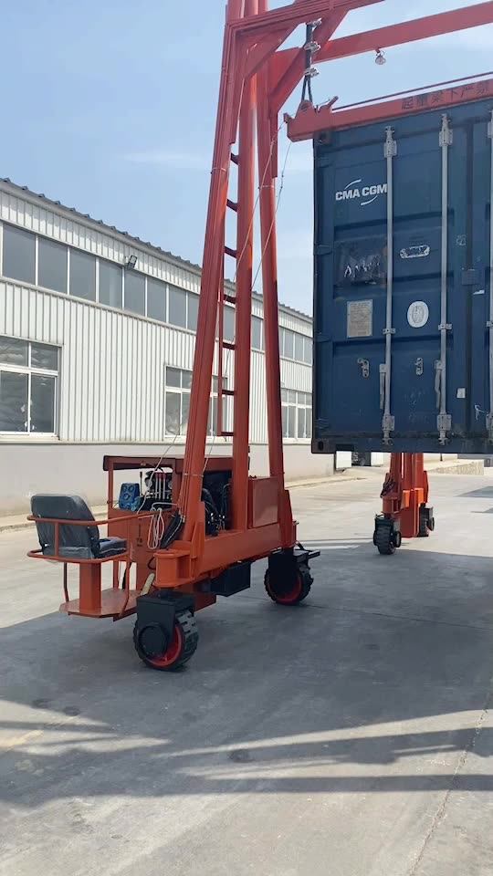 30t-40t Mobile Container Stacker Crane Port Lift Equipment With Ce ...