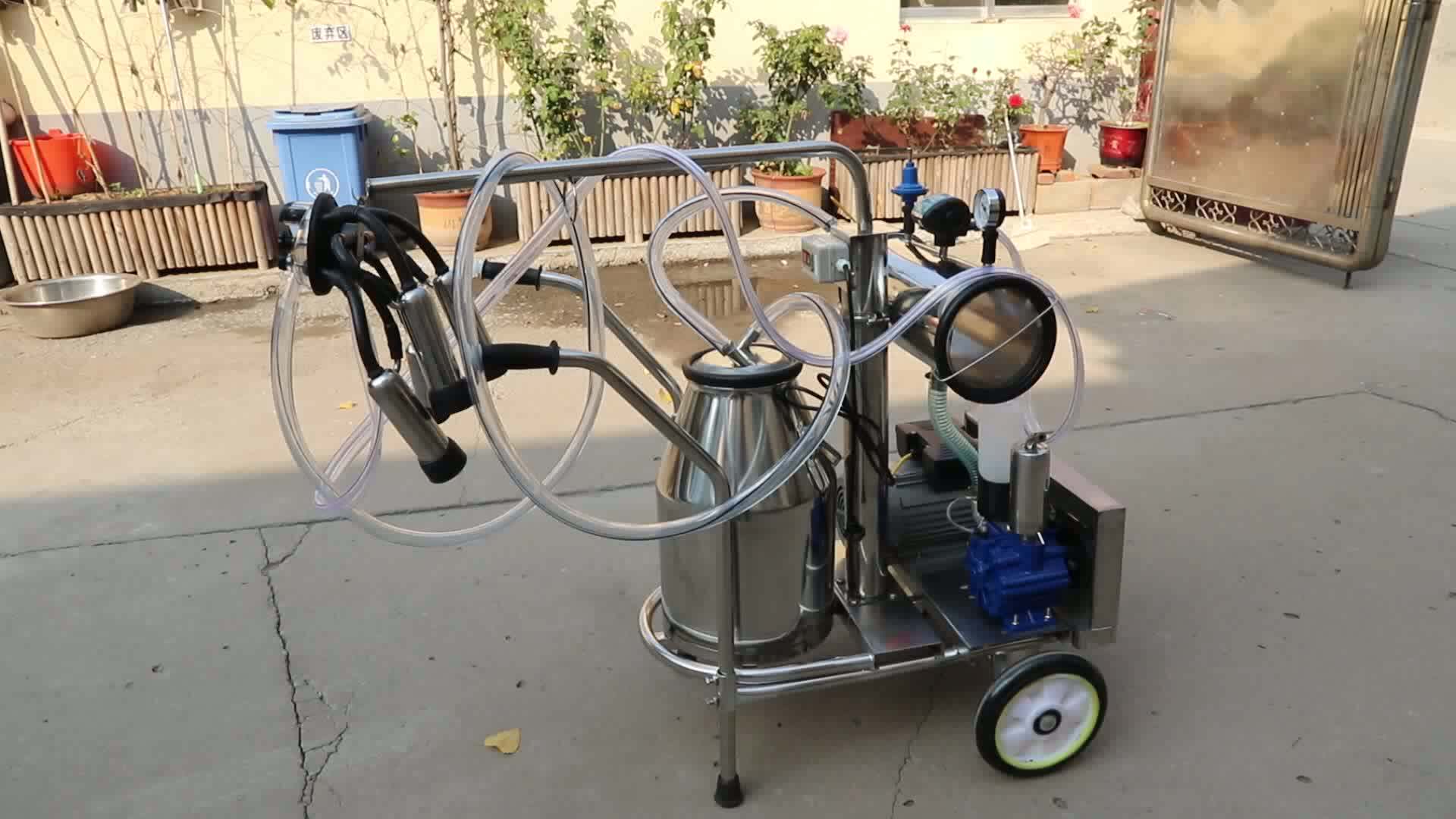 Yz-1 High Quality Stainless Steel Portable Cow Milking Machine - Buy ...