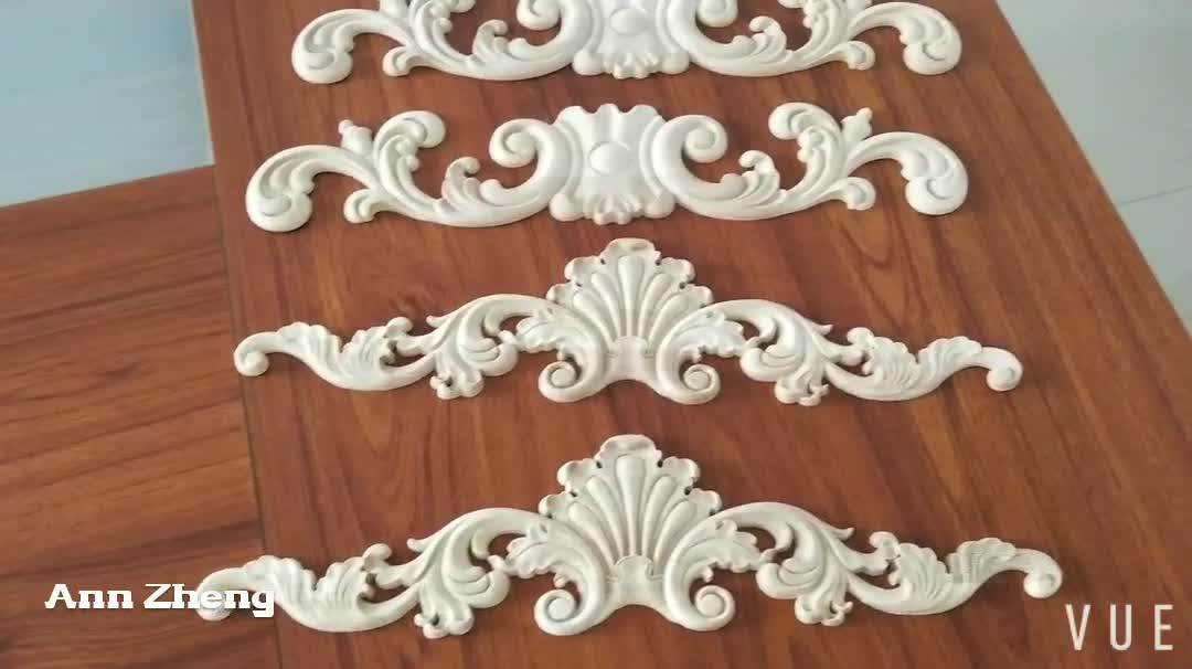 Decorative Center Scroll Wood Appliques And Onlays For Furniture - Buy ...