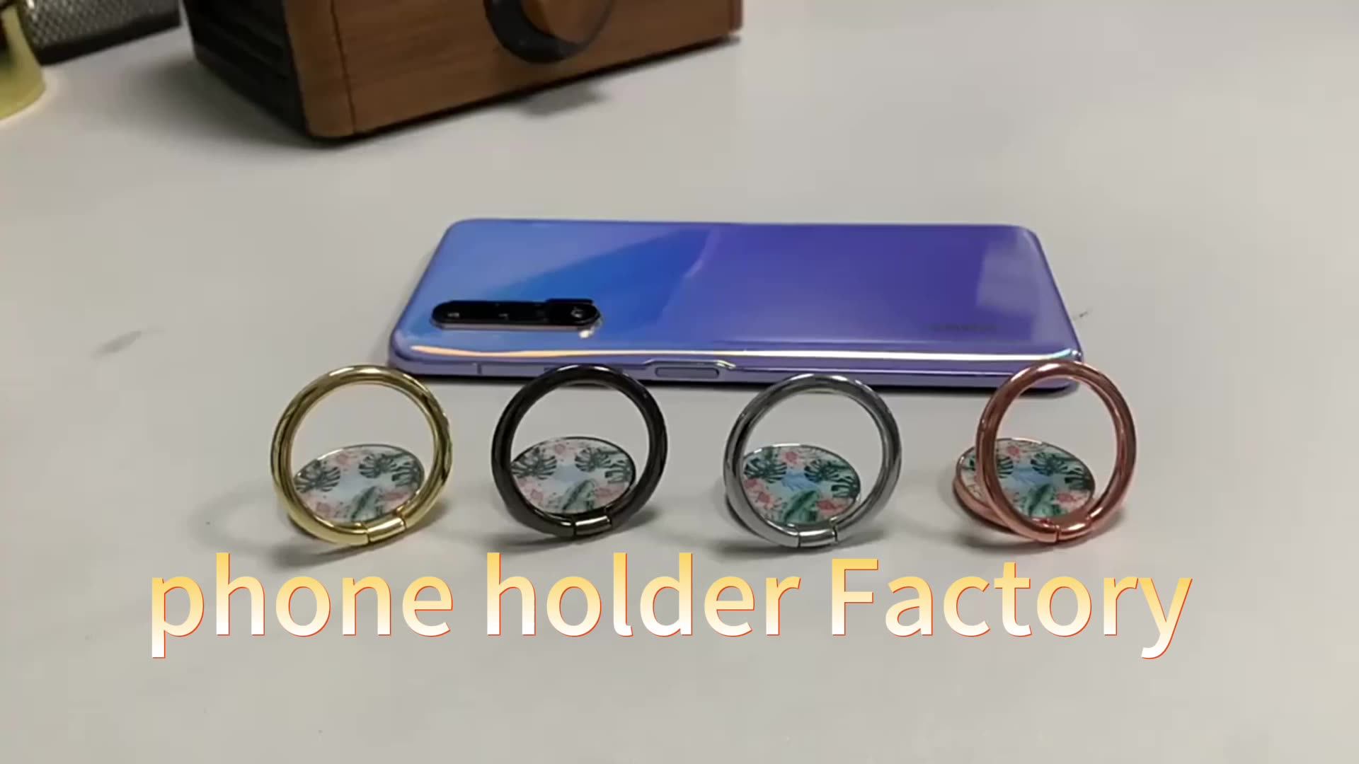 Collapsible 3m Sticker 360 Degree Rotating Stand Custom Phone Ring ...