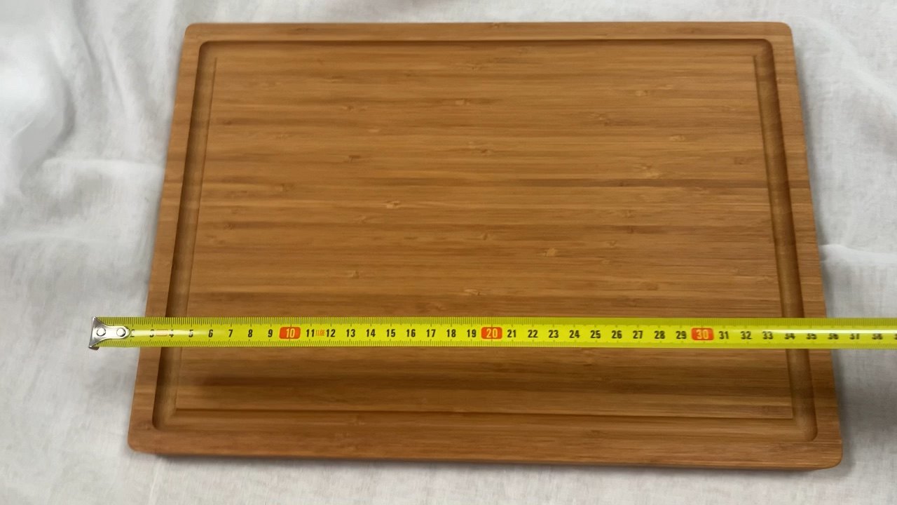 Ghp Extra Large Bamboo Cutting Board Wooden Carving Board For Turkey ...