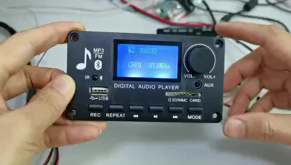 Mp3 Decoding Board Blue Tooth Module Car Power Amplifier Board Audio ...