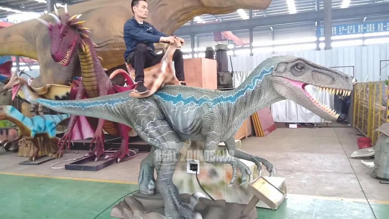 Amusement Park Mechanical Animatronic Ride Dinosaur - Buy Amusement ...