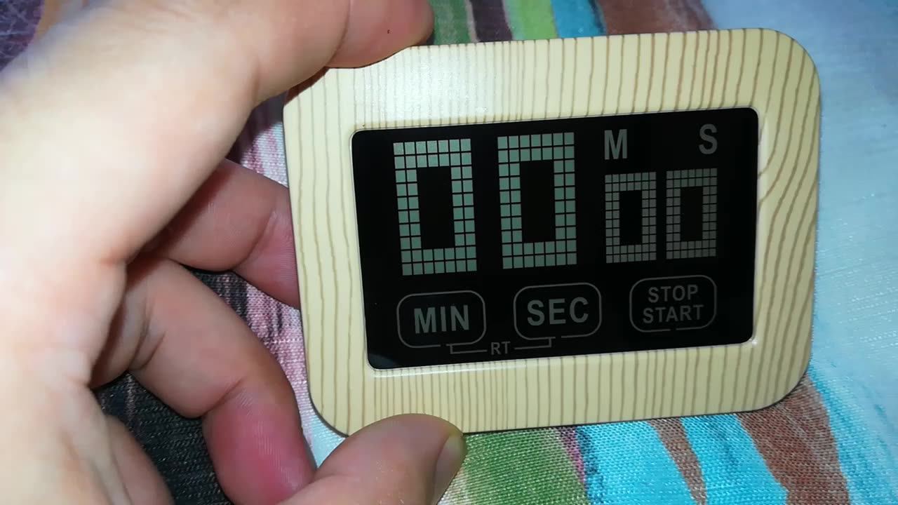 J&r Touch Operation Scrolling Display Smart Countdown Countup Large ...